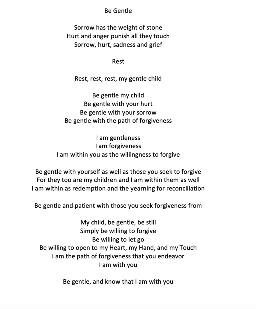 be gentle - Spiritus Christi Church
